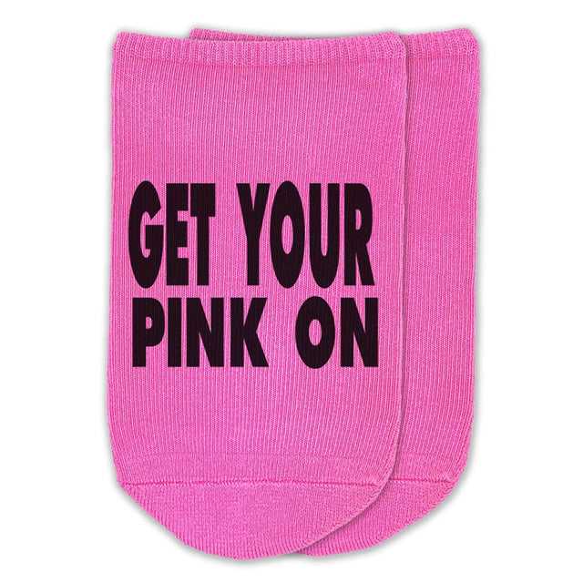 Think Pink Socks for Breast Cancer Awareness | Sockprints
