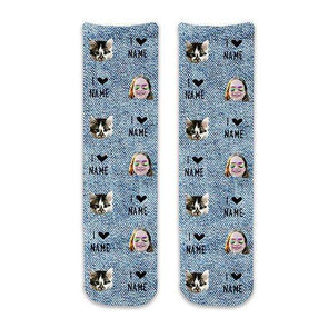 Your Photo Printed on Socks from $13.95 | Sockprints