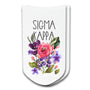 Sigma Kappa Watercolor Floral No Show Socks
